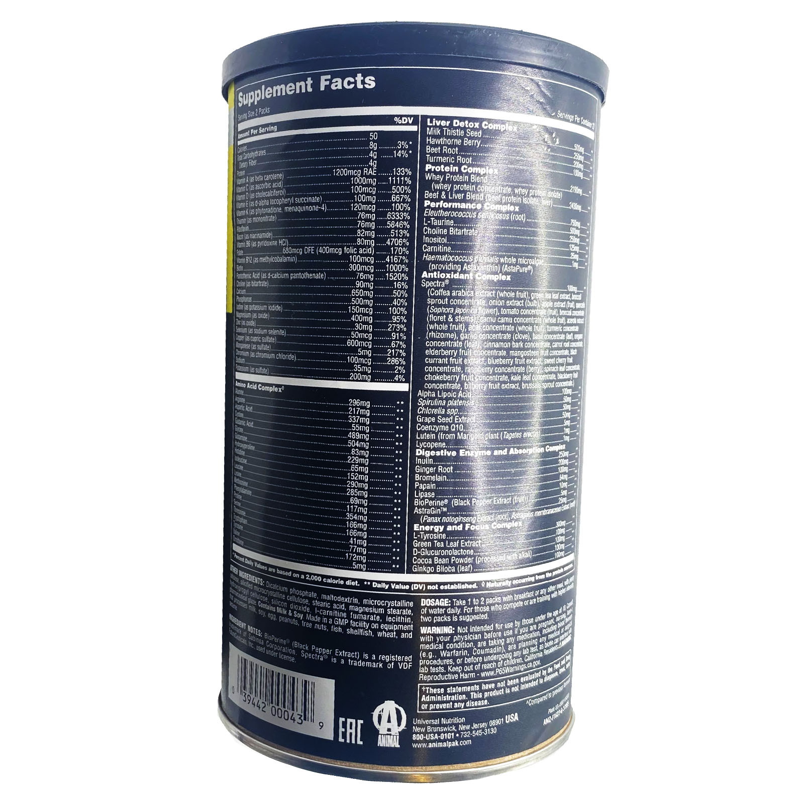 Discount Vitamins - Animal Pak Ultimate Foundation | AXEL